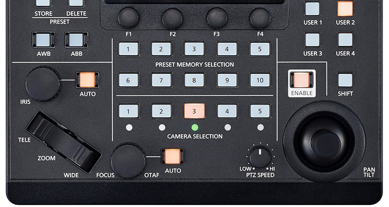 Compact Remote PTZ Camera Controller | Panasonic North America - United ...
